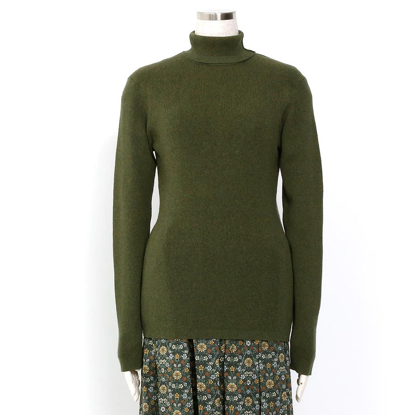 コットンカシミアタートル(Mサイズ／カーキ／sosotto(ソソット))USED – Merblue